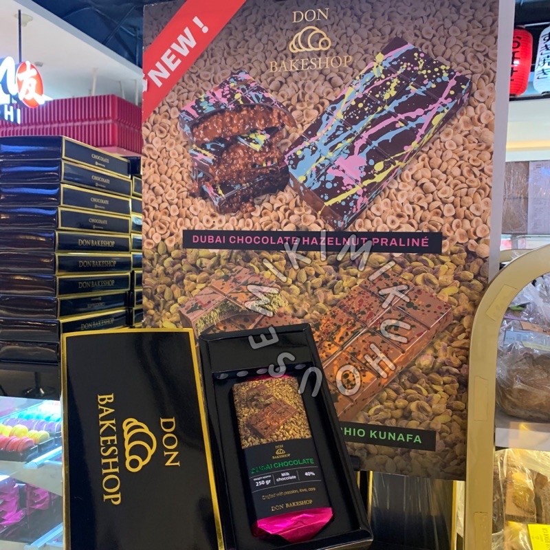 Jual TERMURAH DONBAKESHOP DUBAI CHOCOLATE PISTACHIO KUNAFA HAZELNUT PRALINE COKLAT VIRAL DON ...