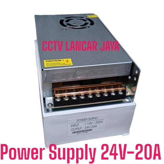 Jual Switching Power Supply PSU 24V 20A High Quality, 24 Volt 20 Ampere | Shopee Indonesia
