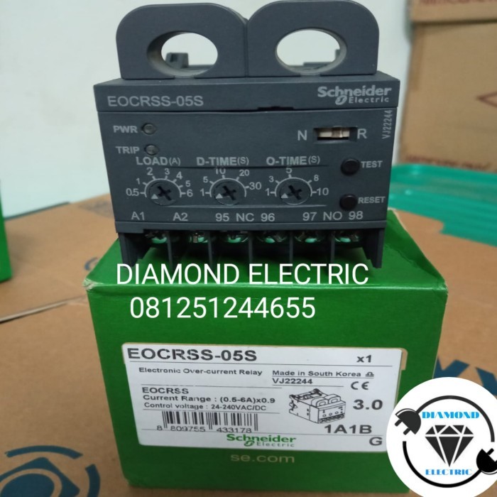 Jual TERBATAS SCHNEIDER ELECTRONIC OVERCURRENT RELAY EOCRSSD-05S / EOCRSSD 05S | Shopee Indonesia