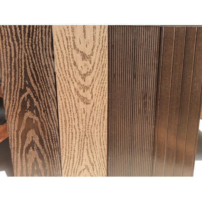 Jual Pesanan decking 150 kayu ulir wpc emboss motif seperti HPL outdoor ...