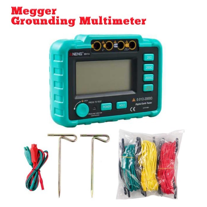 Jual Megger Insulation Tester High Voltage Meger Meter Alat Ukur ...