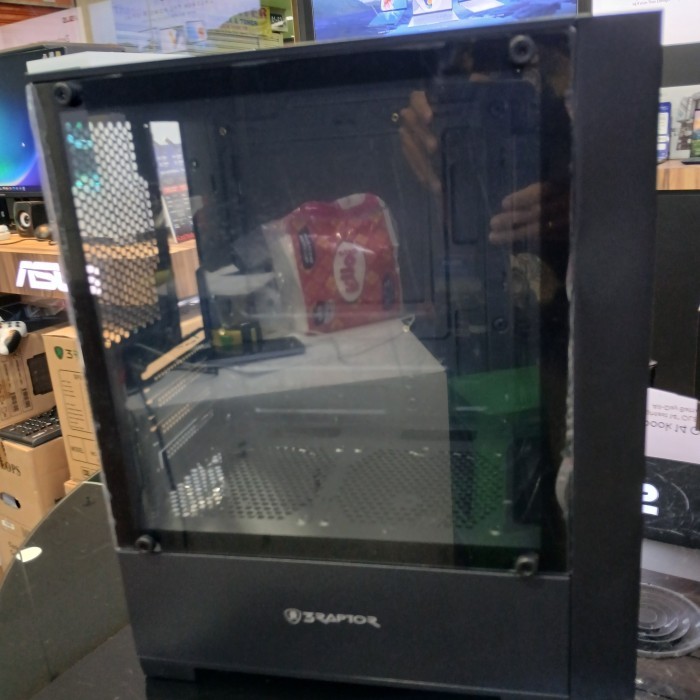Jual Casing PC Raptor Pluto + 2 Fan RGB mATX Good Quality | Shopee ...