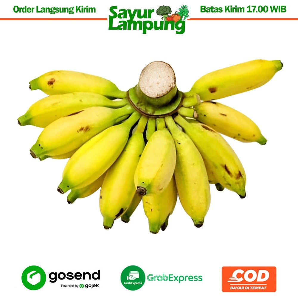 Jual Pisang Muli 1 Sisir - Sayur Lampung | Shopee Indonesia