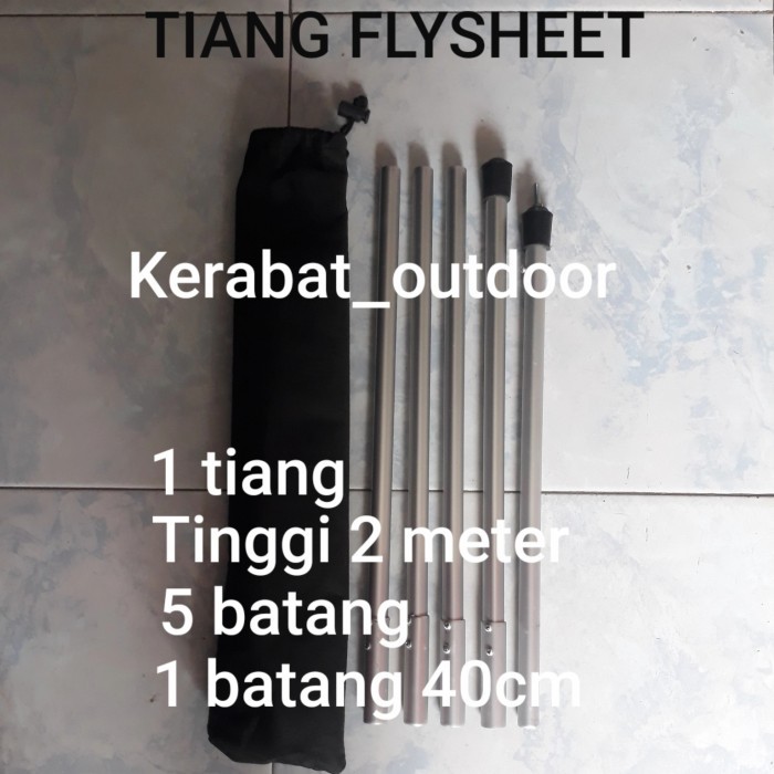 Jual Tiang flysheet single Tiang flysheet alumunium | Shopee Indonesia