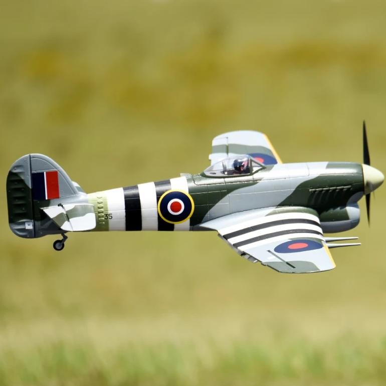 Jual Promo Fms 1100mm Hawker Typhoon Wwii Simulation Propeller Bomber ...