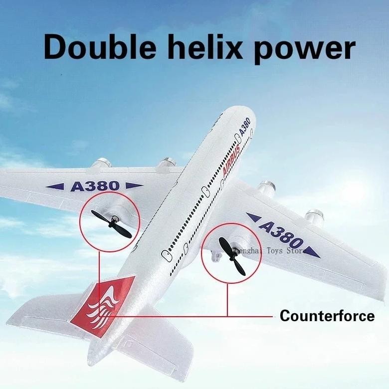 Jual Promo Airbus A380 RC Airplane 2.4G Fixed Wing Boeing 747 Remote ...