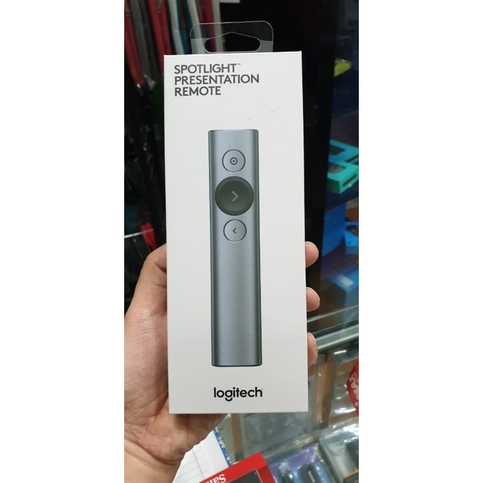 Jual Logitech Spotlight Wireless Presentation Remote Laser Pointer | Shopee Indonesia