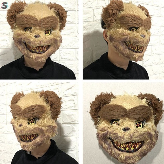 Jual Topeng Panda Seram Halloween Prank Hantu Scary Mask Imported ...