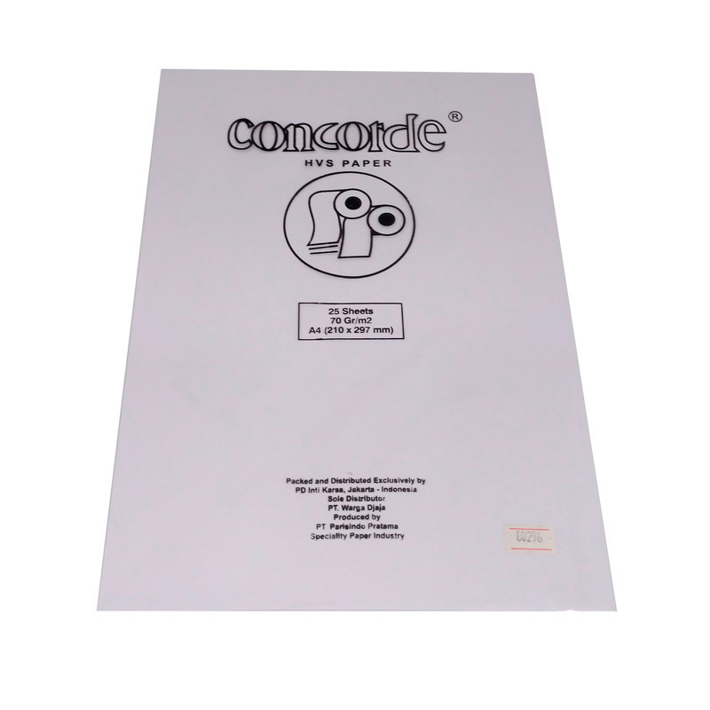 Jual Concorde A4 70 Gram Kertas Hvs Warna Putih | Shopee Indonesia