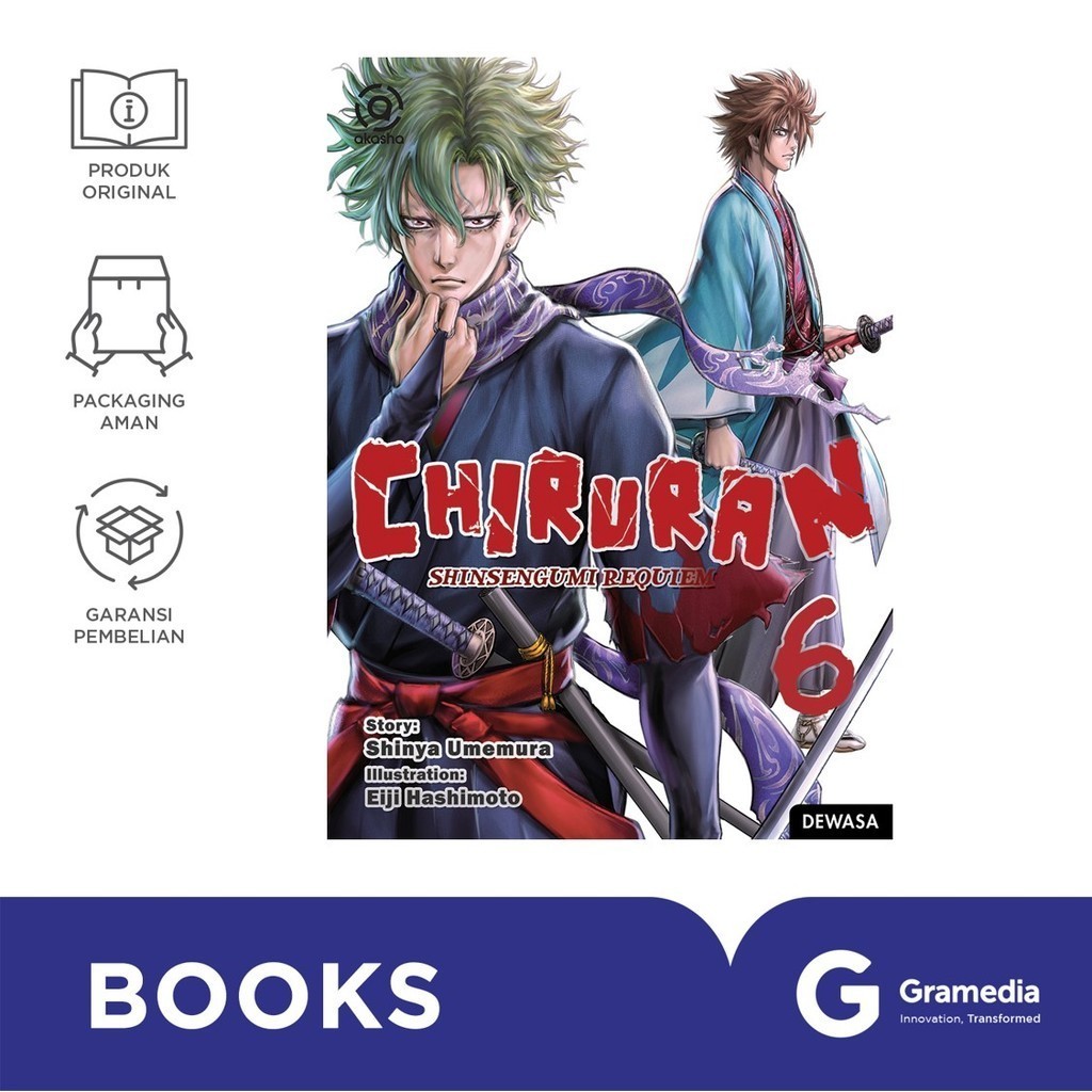 Jual Akasha Chiruran, Shinsengumi Requiem 6 (EIJI HASHIMOTO / SHINYA UMEMURA) | Shopee Indonesia