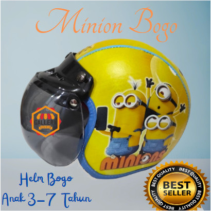 Jual HELM BOGO ANAK MINION COWO CEWEK USIA 3 4 5 6 7 TAHUN - GALLERY ...