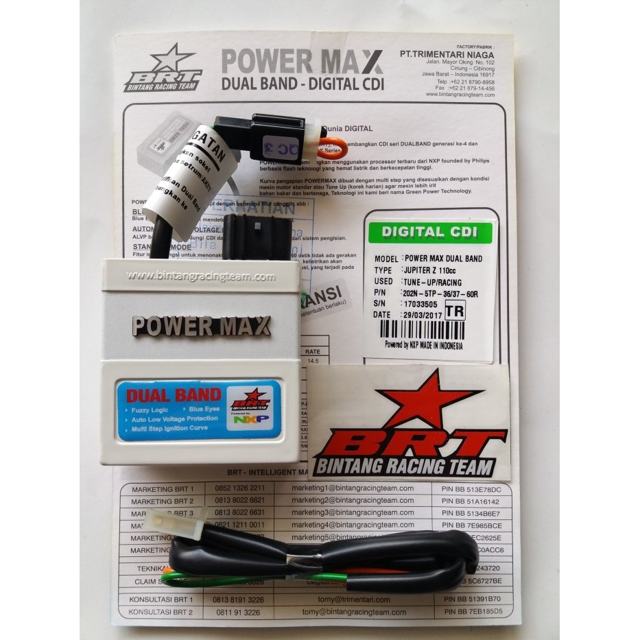 Jual Cdi Brt Power Max Dualband - Jupiter Z (Tr) | Shopee Indonesia Jual Cdi Brt Power Max Dualband - Jupiter Z (Tr) | Shopee Indonesia