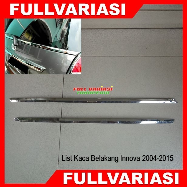 Jual List Lis Chrome Kaca Belakang Innova 2004-2015 Lis Chrome | Shopee ...