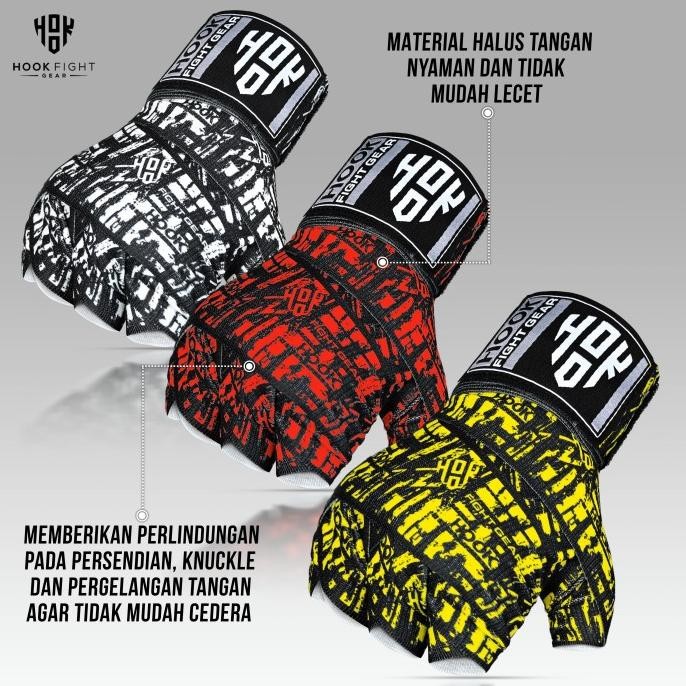 Jual Hand Wrap Boxing Hook Fight Gear, Handwrap Hook, Bandasi Hook ...