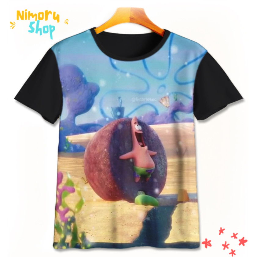 Jual Baju Kaos Anak 3D Spongebob-7-designWD Spongebob Squarepants ...