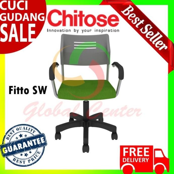 Jual KURSI KANTOR CHITOSE FITTO-SW FULL CHROME | Shopee Indonesia