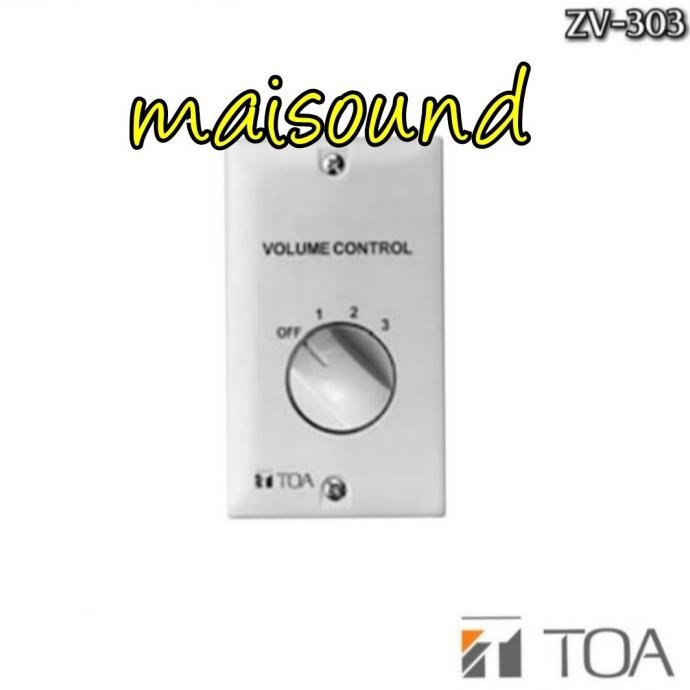 Jual VOLUME CONTROL TOA ZV 303 30 WATT ATTENUATOR TOA ZV303 ORIGINAL ...