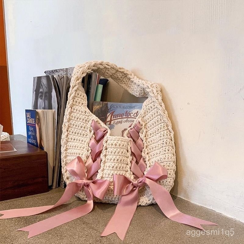 Jual Tas Rajut Pita Belle Croche/Tas Jerami/Tas Anyaman/Tas Pantai/Tas ...