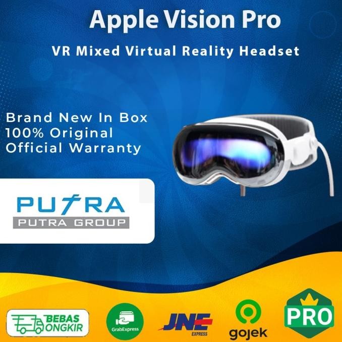Jual Apple Vision Pro VR Mixed Virtual Reality Headset Original | Shopee Indonesia