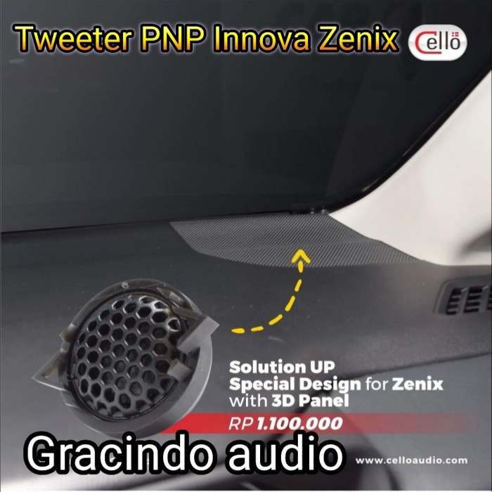 Jual Tweeter Cello Solution Up Include Crossover Pasive kabel soket ...