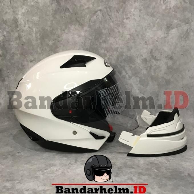 Jual Helm Full Face Zeus 611c White MODULAR LAT | Shopee Indonesia