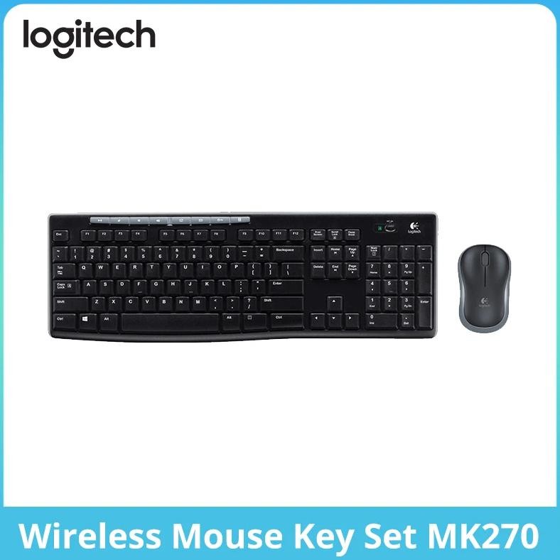 Jual Logitech MK270 Mouse Keyboard Combo Set 2.4G Wireless Optical ...