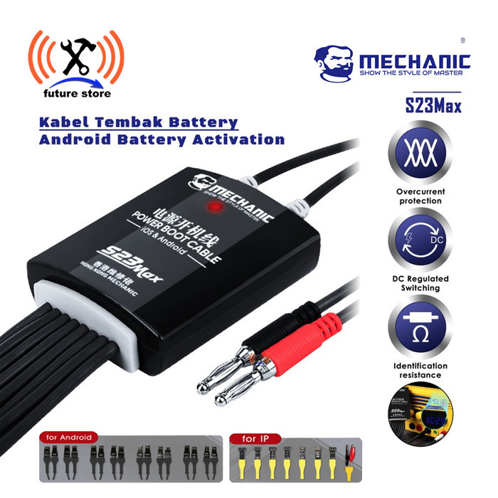 Jual Mechanic Iboot S23 Max Kabel Power Supply For Iphone Android Original | Shopee Indonesia