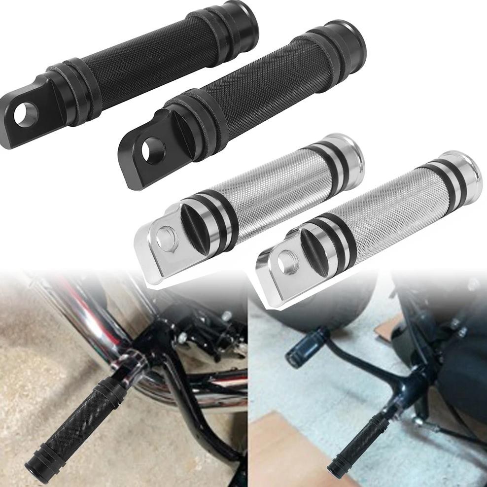 Jual motorcycle knurled foot pegs cnc rear front footrest pedal for ...