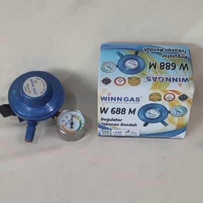 Jual Regulator gas merk win type W- 688 Blue Meter | Shopee Indonesia