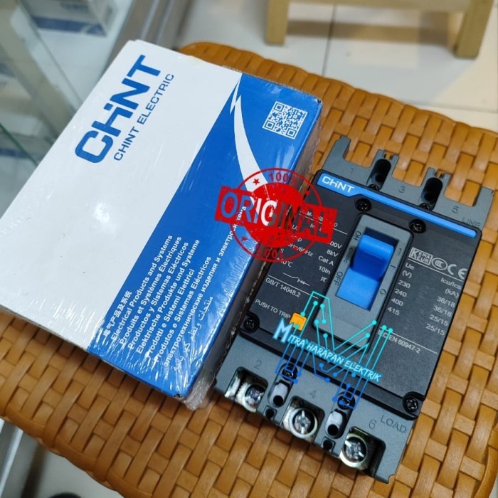 Jual Paling Murah Mccb Chint 10A/16A/20A/25A/32A/40A/50A/63A 3P 25Ka Nxm-63S Original | Shopee ...