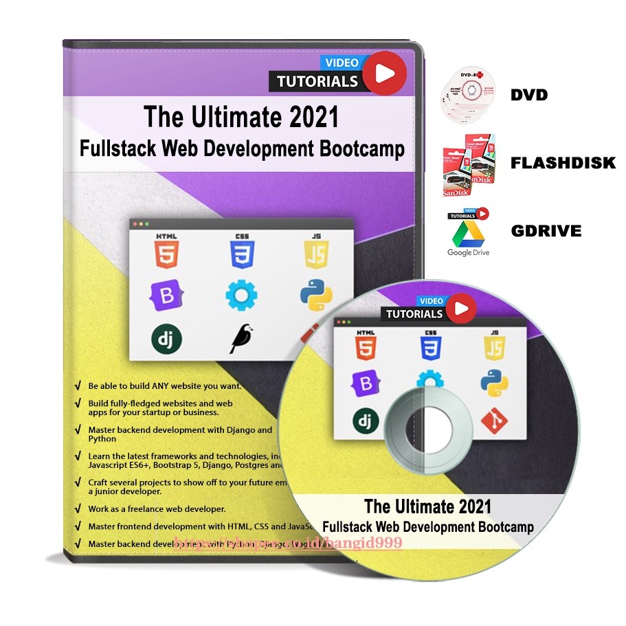 Jual Video Tutorial The Ultimate Fullstack Web Development Bootcamp | Shopee Indonesia