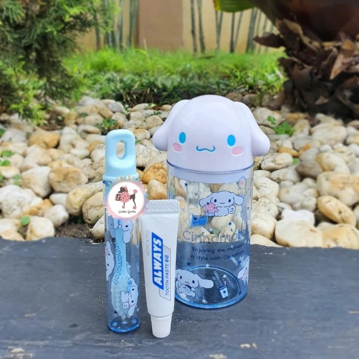 Jual Cinnamoroll Toothbrush Set with Cup | Shopee Indonesia