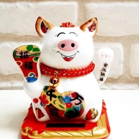 Jual acc Babi Solar Keramik Kado Imlek Soevenir Tahun Baru Imlek Jimat ...