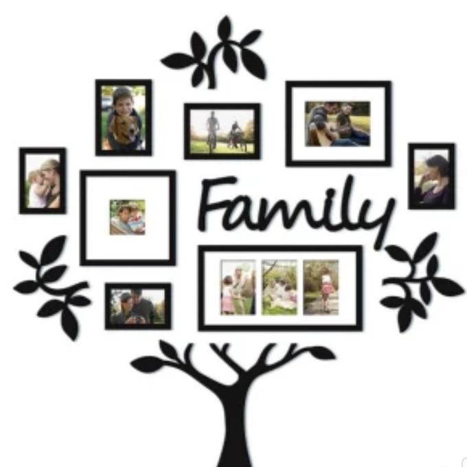 Jual Frame Foto - Pigura poto set - Tree bingkai foto pohon keluarga ...