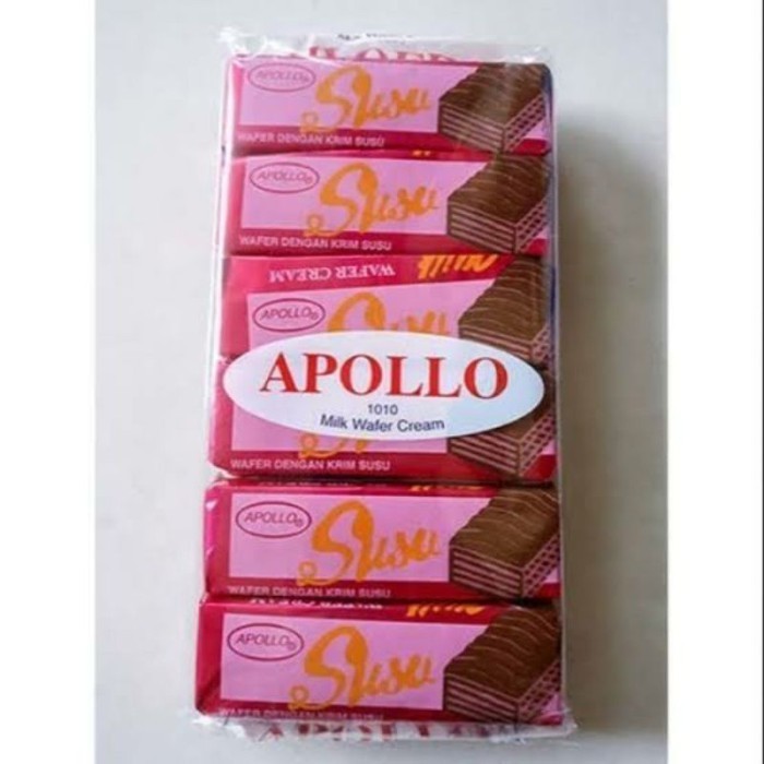 Jual APOLLO WAFER CHOCOLATE PACK ISI 12S | Shopee Indonesia