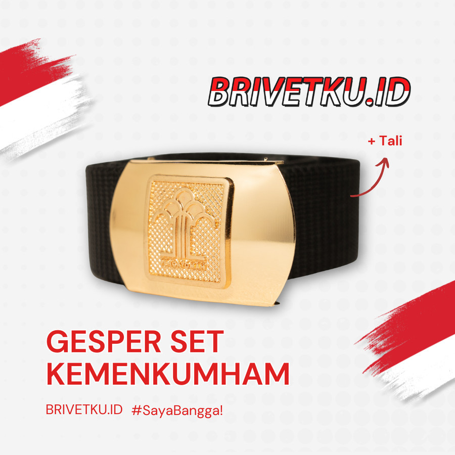 Jual Gesper Set KEMENKUMHAM Exclusive | Shopee Indonesia
