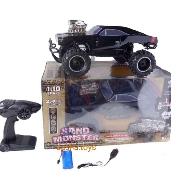 Jual Mainan Anak Mobil Remote Control Sand Monster Besar Scala 1:10 ...