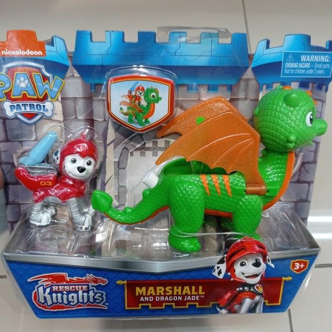 Jual Paw Patrol Rescue Knights Figure Set with Dragon | Shopee Indonesia