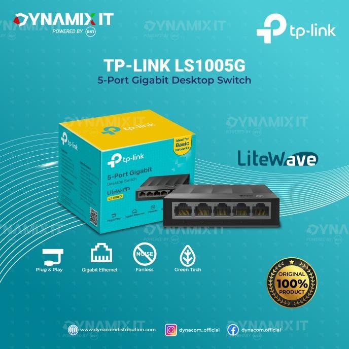 Jual Grab/Gosend TP-LINK / TP LINK LS1005G 5-Port Gigabit Desktop Switch | Shopee Indonesia