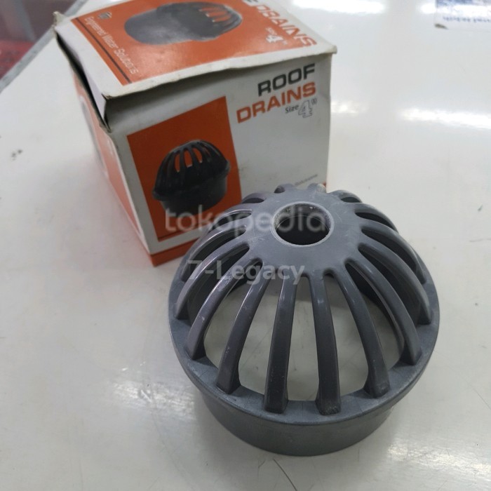 Jual ((((()paling dicari] Roof Drain 4 Inch PVC Tebal Plastik ...