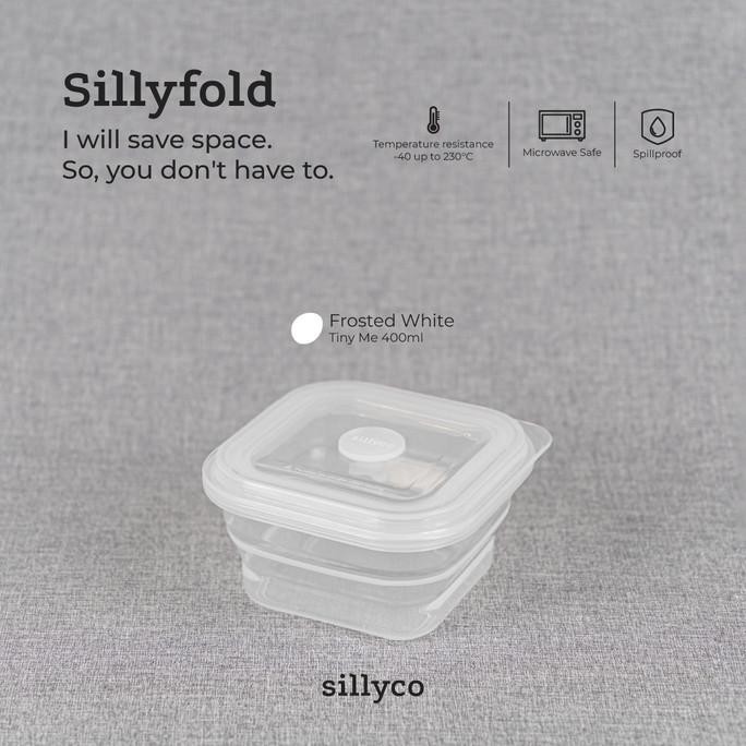Jual Sillyco - Sillyfold Square Tiny Me - Collapsible Silicone Lunch Box Termurah | Shopee Indonesia