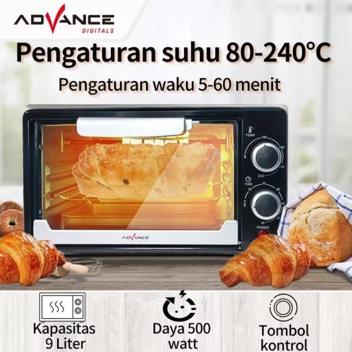 Jual Advance Oven Toaster Elektrik 9 Liter Open Listrik Kue Roti Aov ...