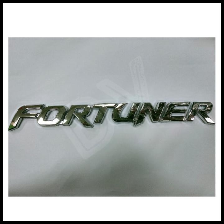 Jual TERMURAH EMBLEM FORTUNER LOGO FORTUNER TULISAN FORTUNER CHROME ...