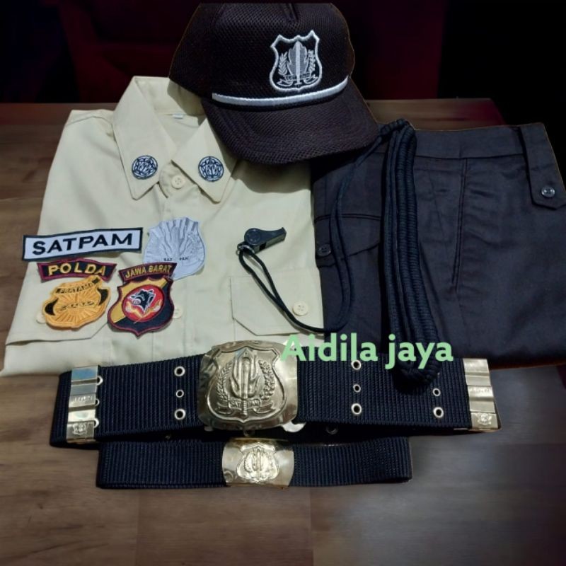 Jual Baju Seragam SERAGAM PDH SATPAM SECURITY LENGKAP COKLAT MODEL BARU | Shopee Indonesia