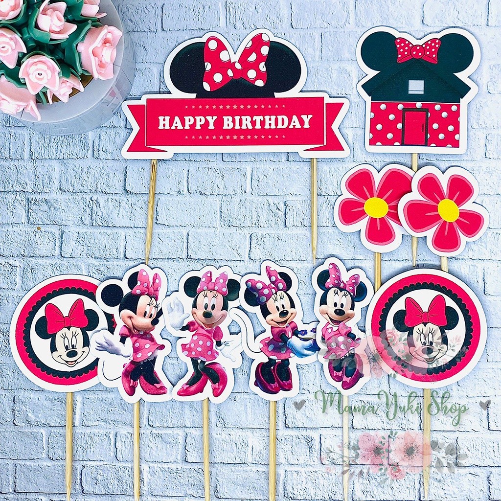 Jual Topper Cake Hiasan Kue Ulang Tahun Anak Perempuan Motif Kartun ...