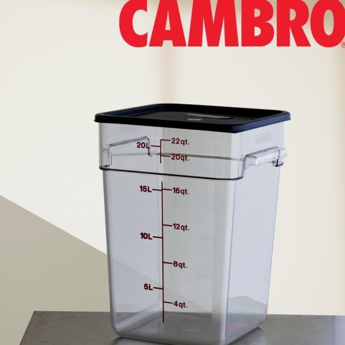 Jual Kontainer Makanan Cambro Square Food Storage Container 20.8L ...