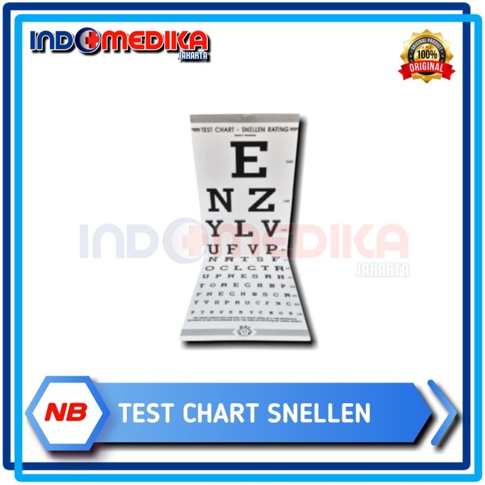 Jual Test Chart Snellen Ranting / Snelen Tes Mata Rabun | Shopee Indonesia