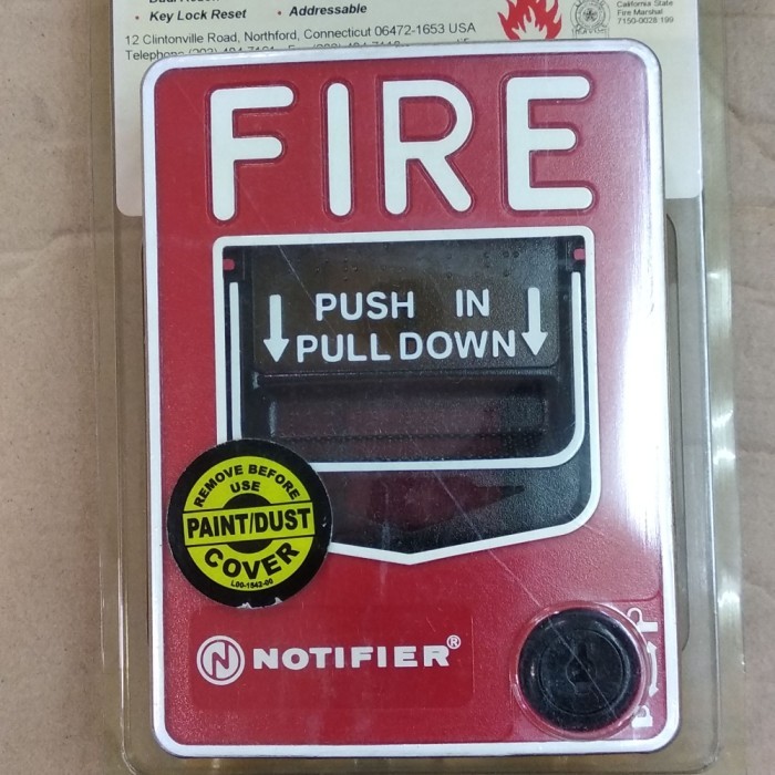 Jual Jual Push In Pull Down Manual Call Point Merek Notifier Tipe Nbg-12Lx | Shopee Indonesia