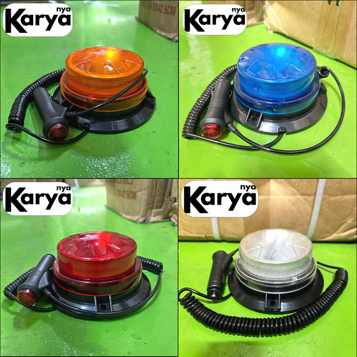 Jual Lampu Led Blitz Beacon Rotary Rotator 015 Forklift Truk Bak Pickup ...