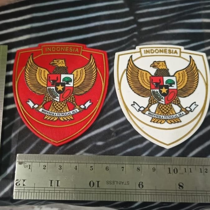 Jual LOGO PATCH RUBBER EMBLEM TIMNAS 3D TIMBUL BAHAN KARET RUBBER ...